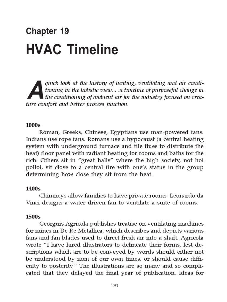 HVAC Timeline 291 | PDF | Thermometer | Temperature