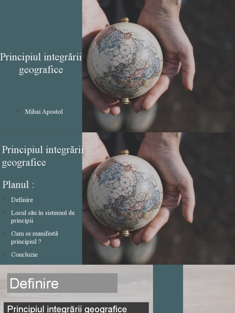 Principiul Integrării Geografice | PDF