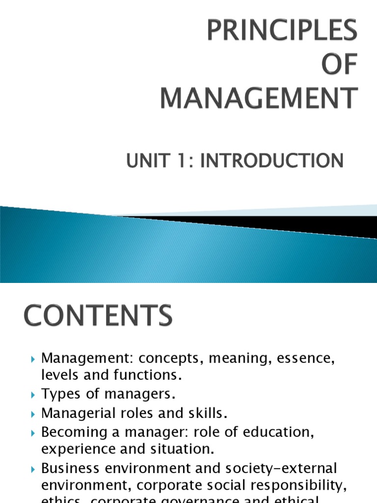 Principles of Management | PDF | Strategic Management | Corporate ...