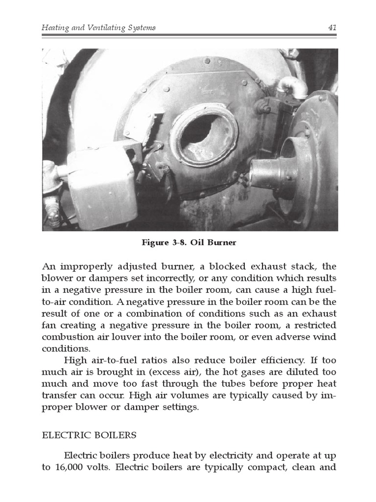 Heating and Ventilating Systems 41: Figure 3-8. Oil Burner | Download ...