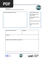 Location Recce Template PDF | PDF