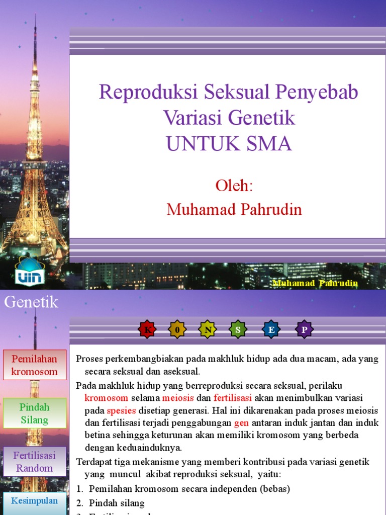 Reproduksi Seksual Penyebab Variasi Genetik | PDF