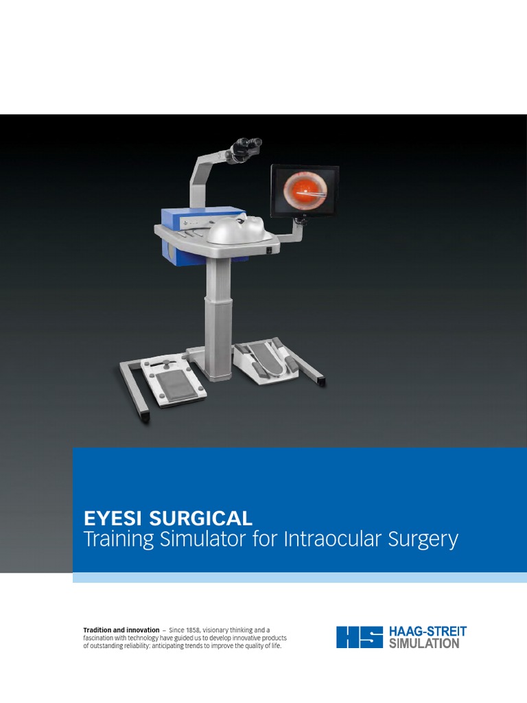 Eyesi Surgical: Training Simulator For Intraocular Surgery | PDF ...