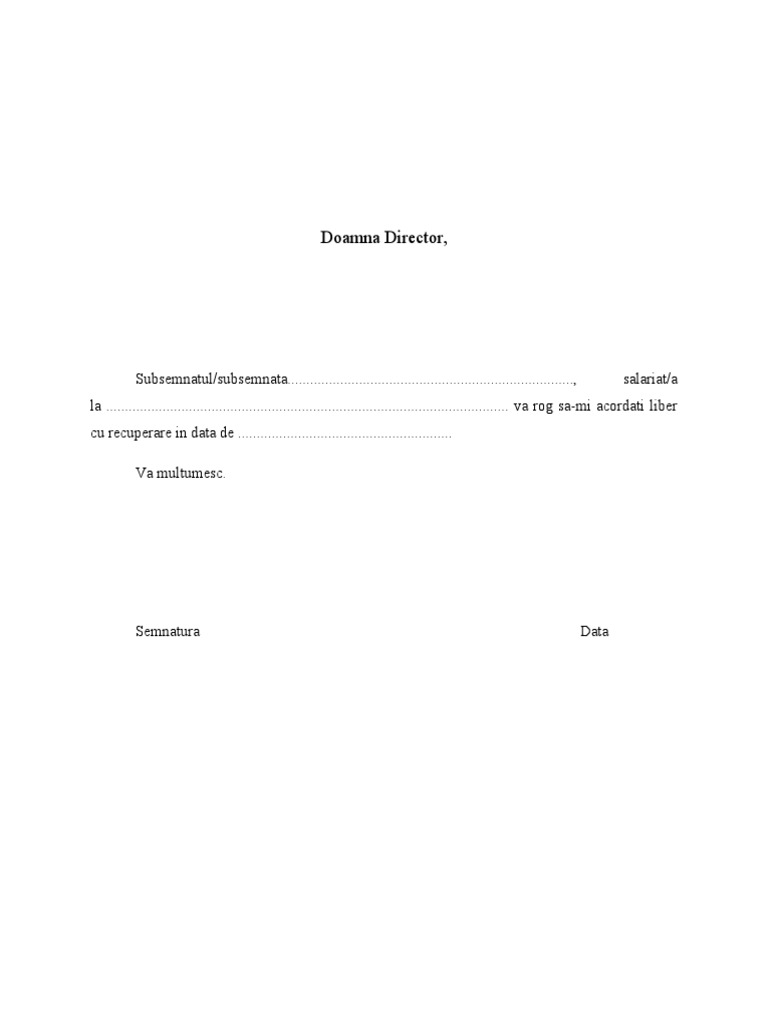 Cerere Invoire | PDF