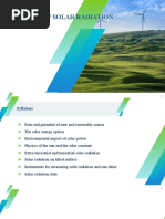 Solar Radiation Geometry | PDF | Angle | Latitude