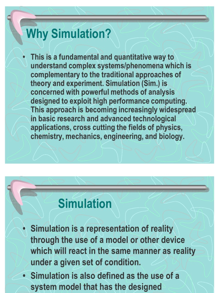 Simulation | PDF | Simulation | Experiment