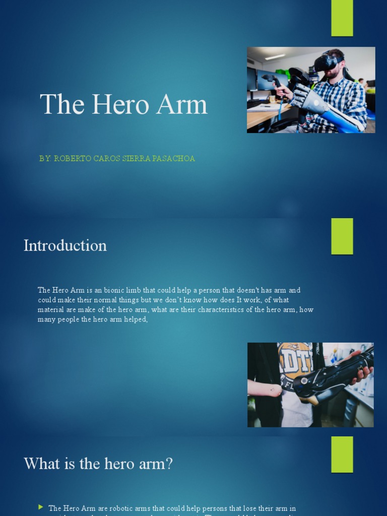 Understanding the Hero Arm Bionic Limb | PDF