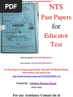 Sample Test Papers JST HST PST | PDF | Mass | Force