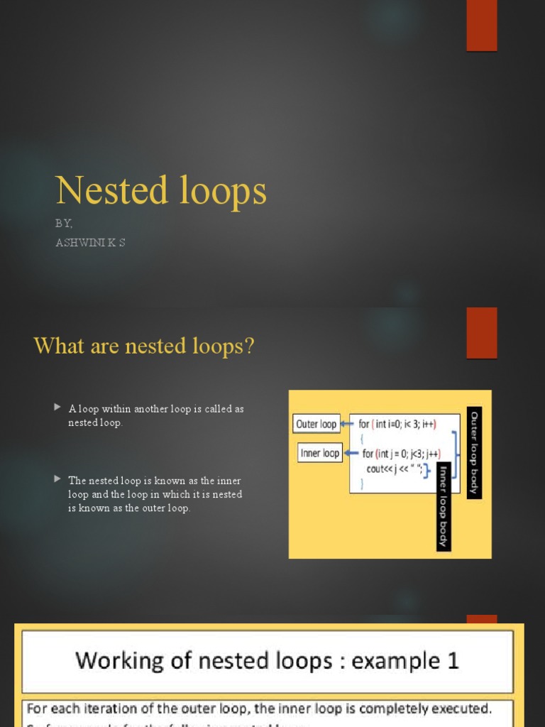 1-9-Nested Loops | PDF
