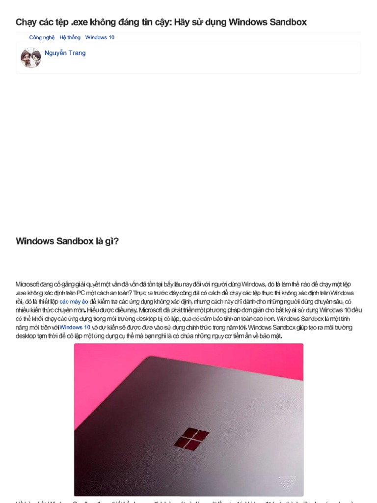 Windows Sandbox | PDF