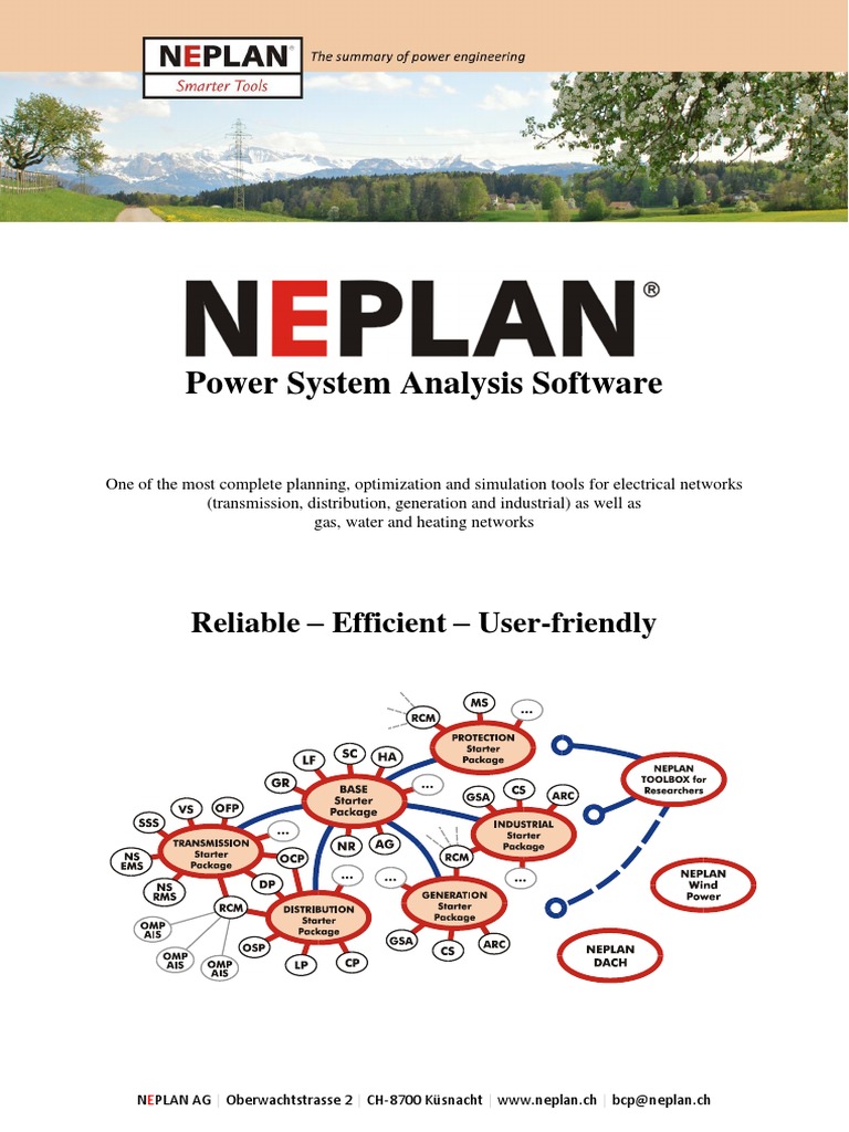 NEPLAN v10 Description | PDF | Cloud Computing | Computer Network