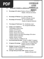 Common Front Office Formulas Explained | PDF | Career & Growth