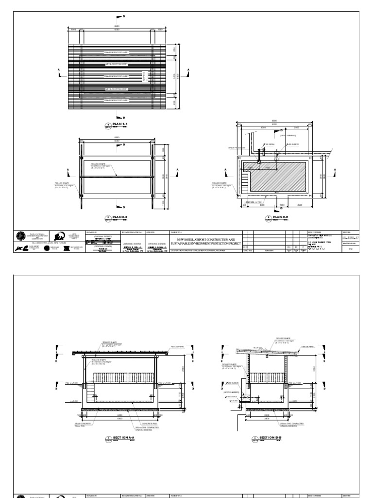 Design Plans for a Metal and FRP Composite Roof Structure with Slope ...