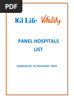 EFU Life - Panel Hospital List - Feb 2025 | PDF | Karachi | Lahore