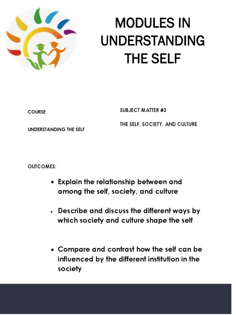 Modules in Understanding The Self | PDF | Self | Gender