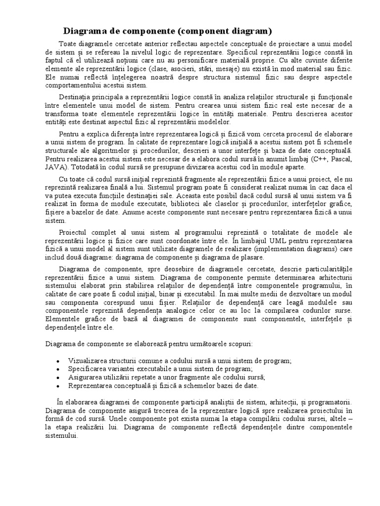 Component Diagram Rom | PDF
