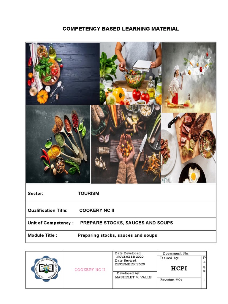 VALLE 4 - Competency Based Learning Material | PDF | Mayonnaise ...