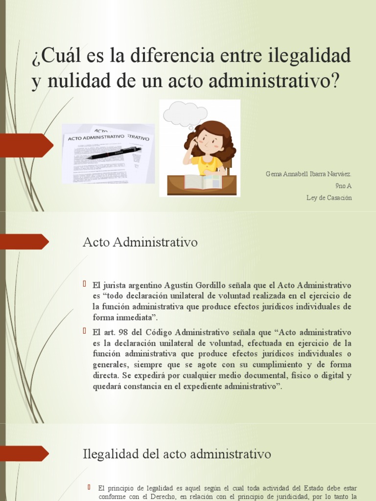 Cuál Es La Diferencia Entre Ilegalidad y | PDF | Nulo (ley) | Caso de ley