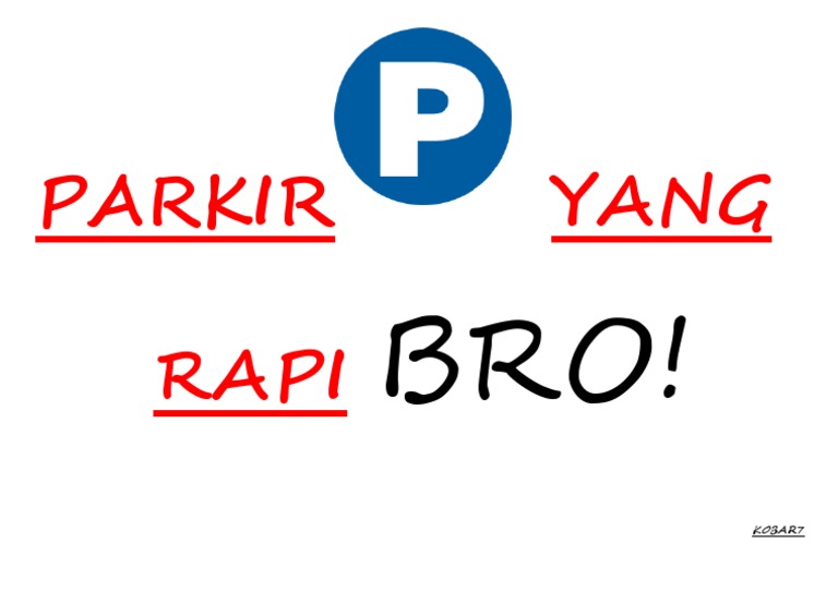 Parkir Yang Rapi Bro | PDF
