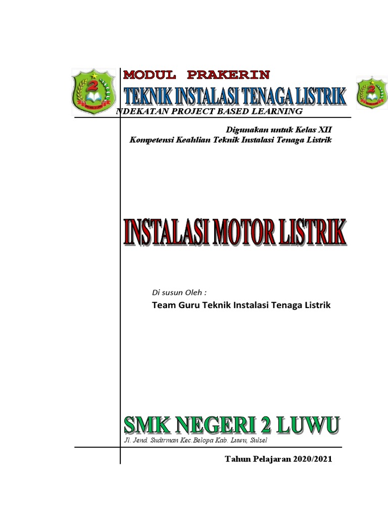 Modul Pengontrolan Motor Listrik SMK | PDF