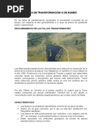 Bordes Transformantes | PDF | Placas tectónicas | Falla (geología)