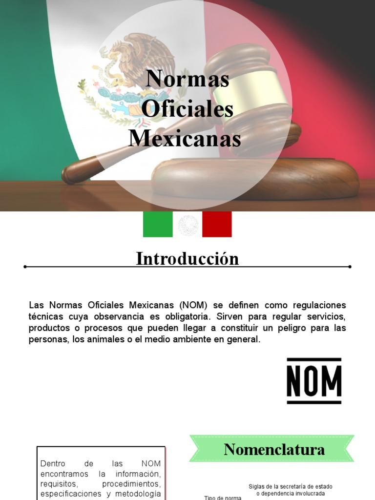 Normas Oficiales Mexicanas | PDF | México | Business