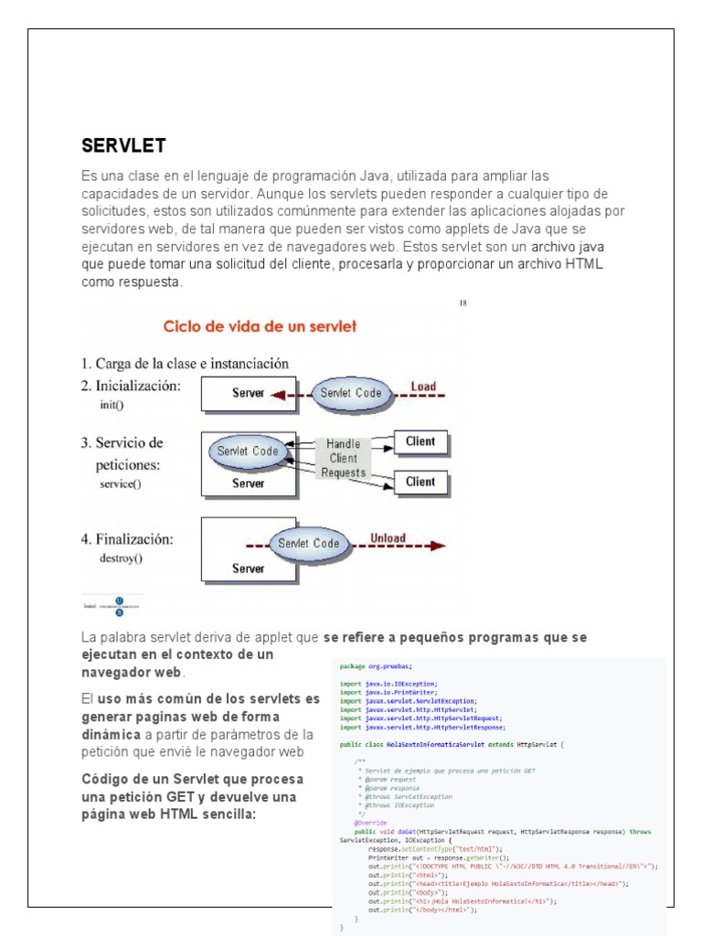 Actividad 10 Lenguajes de Programacion | Descargar gratis PDF | Páginas del servidor Java ...