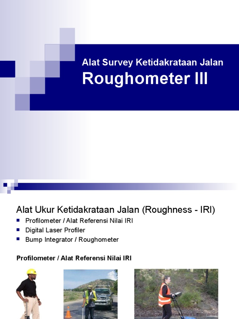 Paparan Roughometer III | PDF