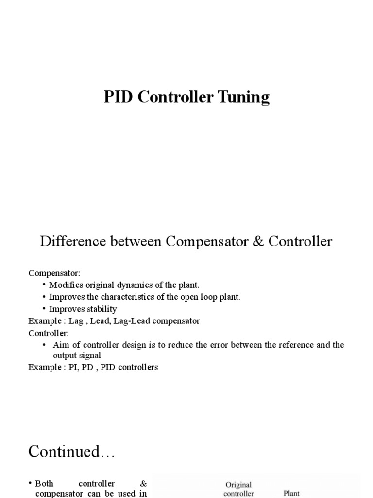 PID Controller | PDF | Control Theory | Systems Theory