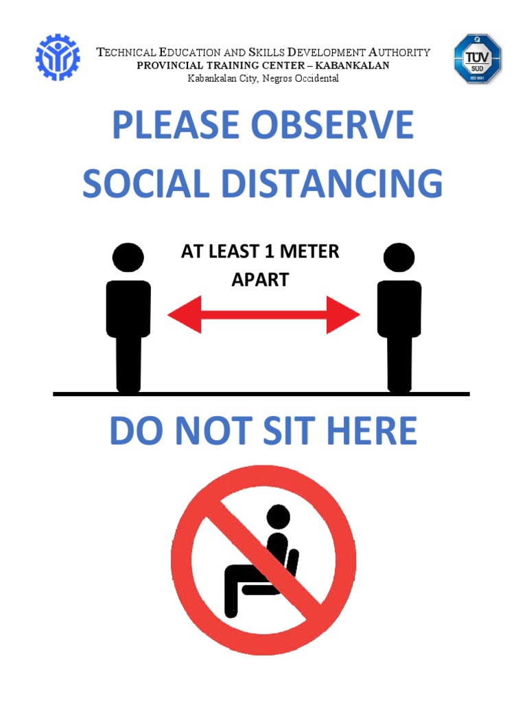 Please Observe Social Distancing | PDF