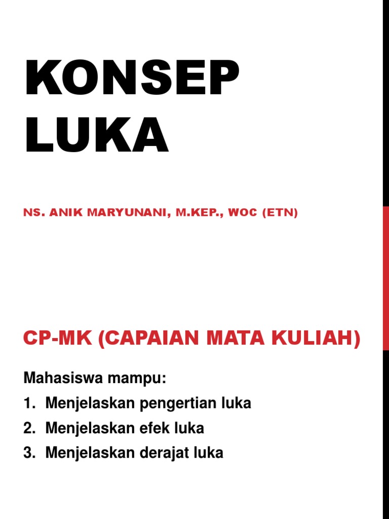 Konsep Luka | PDF
