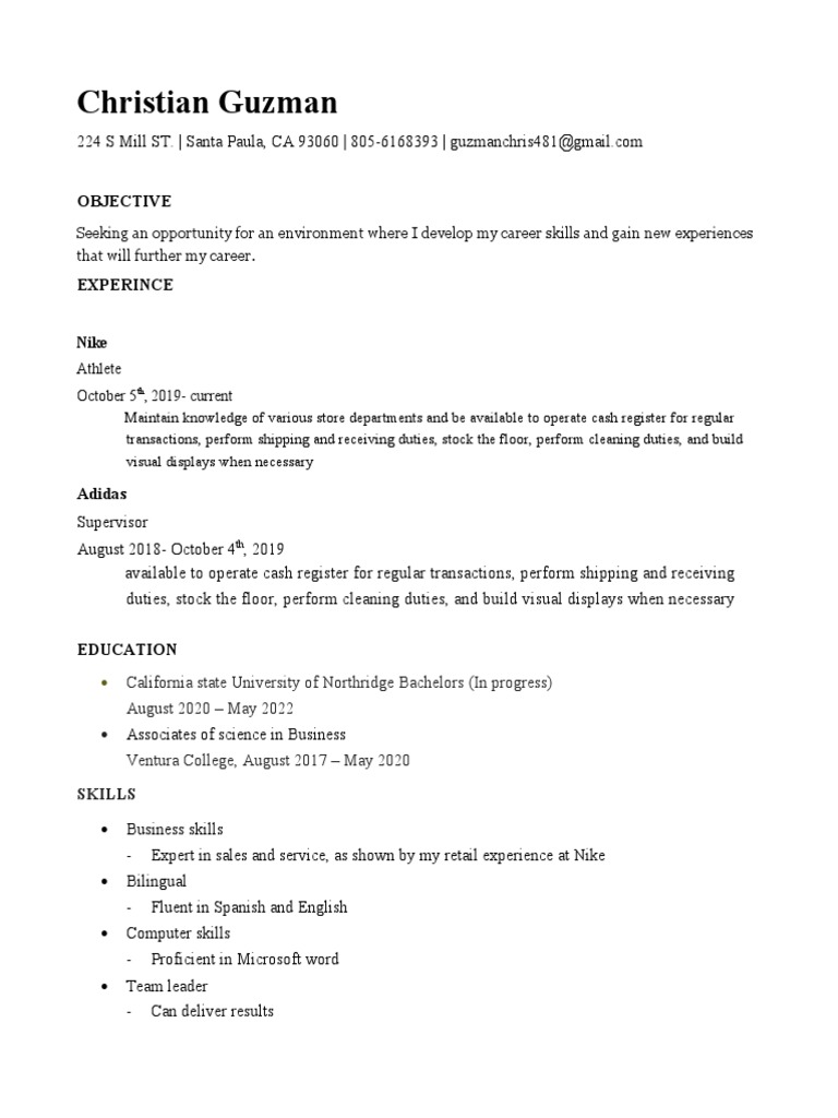 Resume Improved | PDF | Career & Growth