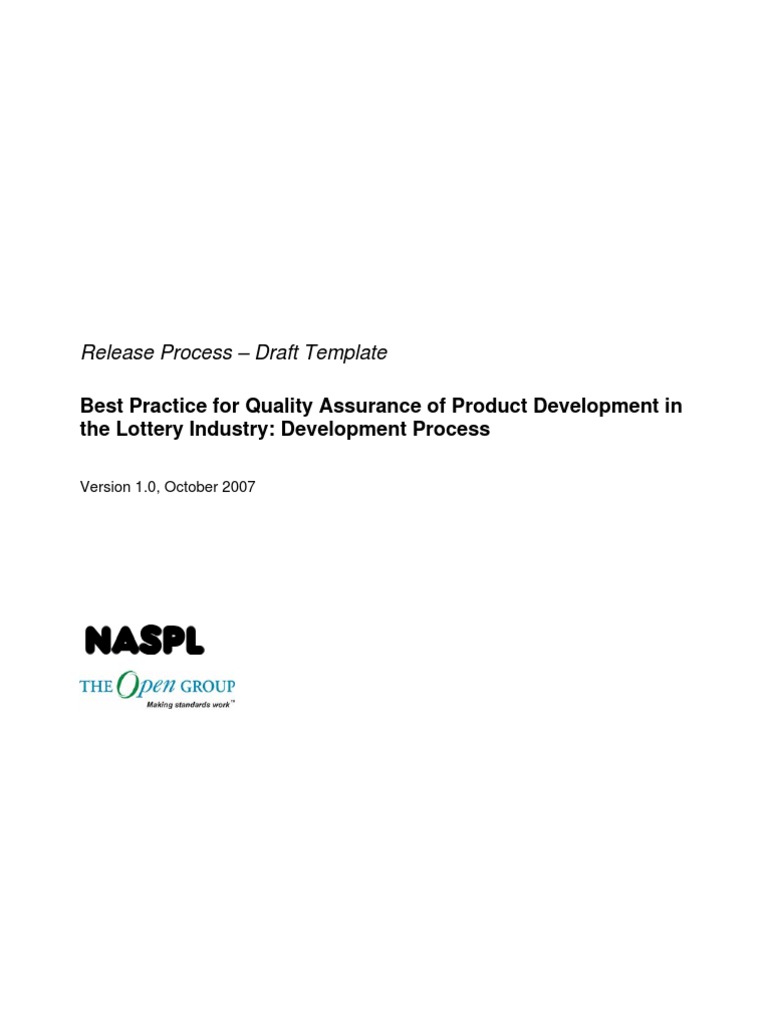 Release Process - Draft Template | PDF | Project Management | Business ...