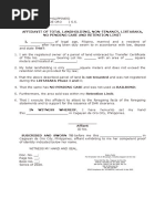 Affidavit of Seller-Transferor For DAR Template | PDF | Finance & Money ...
