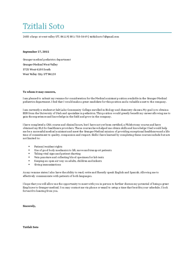 Medical Assistant Application | PDF