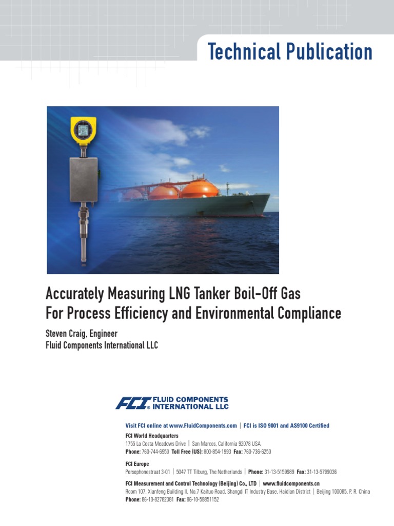 LNG Boil Off Gas 1014 | PDF | Liquefied Natural Gas | Mechanical ...
