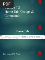 Introduction to Microsoft Word | PDF | Microsoft Word | Graphical User ...