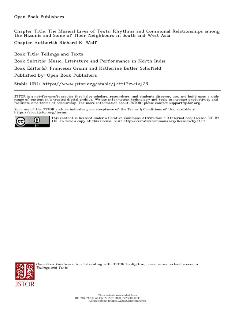 The Musical Lives of Texts - PDF | PDF | Husayn Ibn Ali | Shia Islam