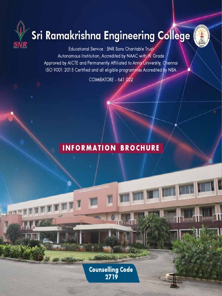 Sri Ramakrishna Engineering College: Information Brochure | PDF ...