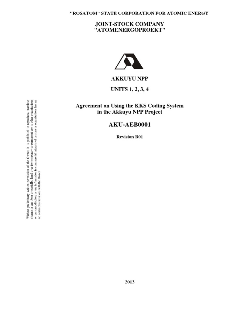 KKS-1 Coding-Others PDF | PDF | Nuclear Power Plant | Power Supply