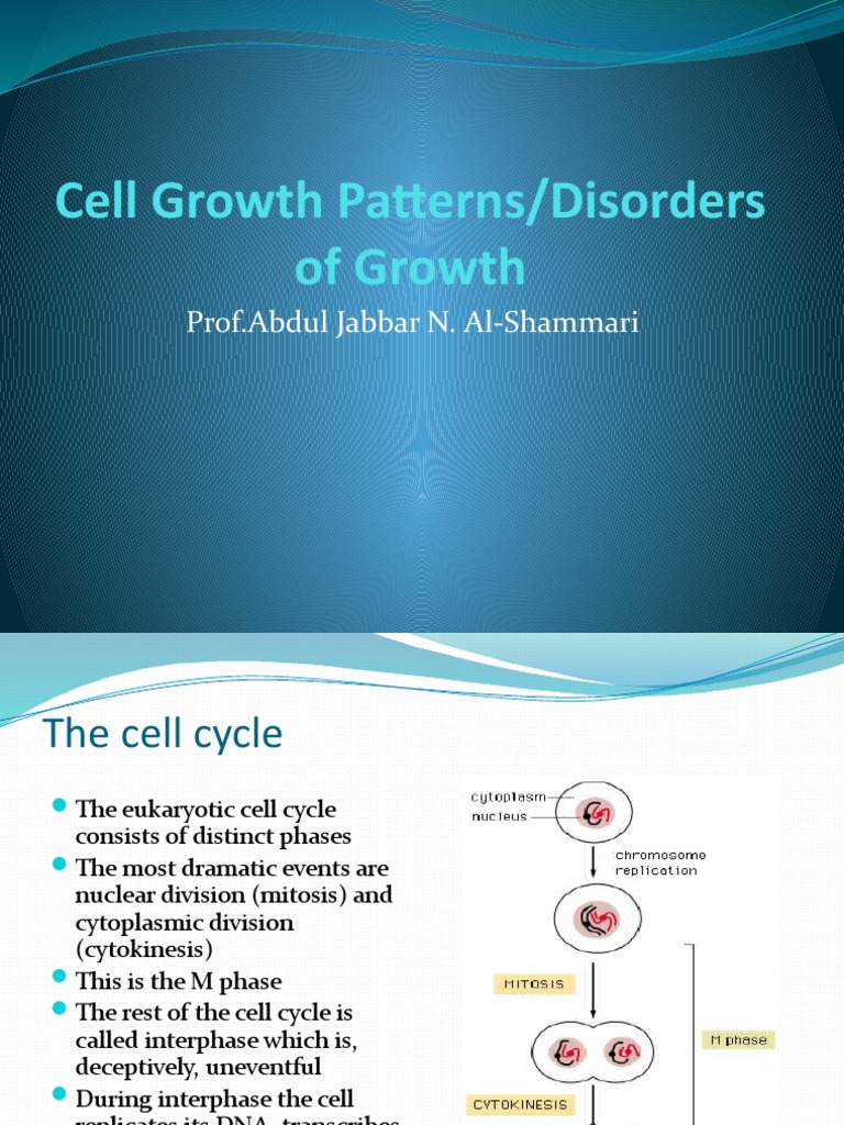 Cell Growth Patterns/Disorders of Growth: Prof - Abdul Jabbar N. Al ...