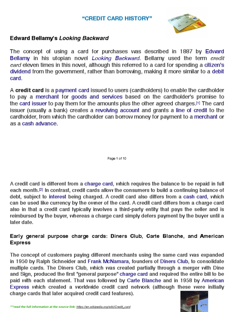 Prepaid Debit Credit Card History 101 | PDF | Credit Card | Stored ...