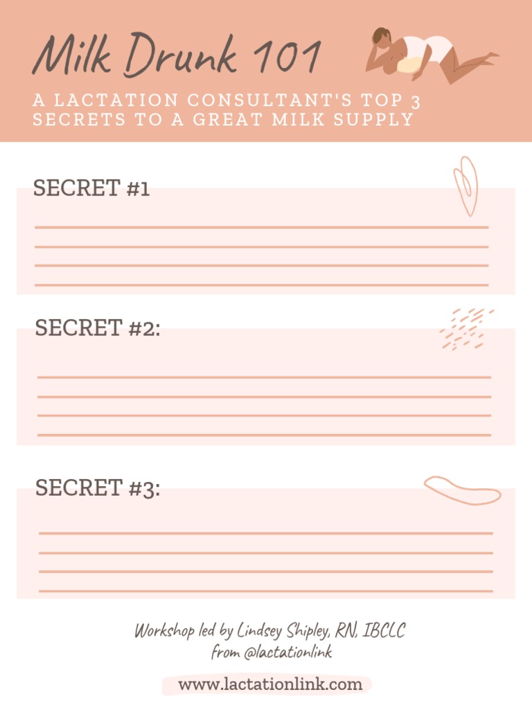 Milk Drunk 101 Worksheet PDF | PDF