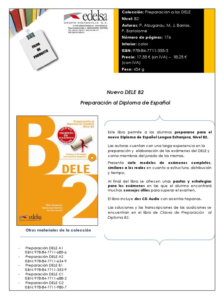 Nuevo Dele b2 | PDF