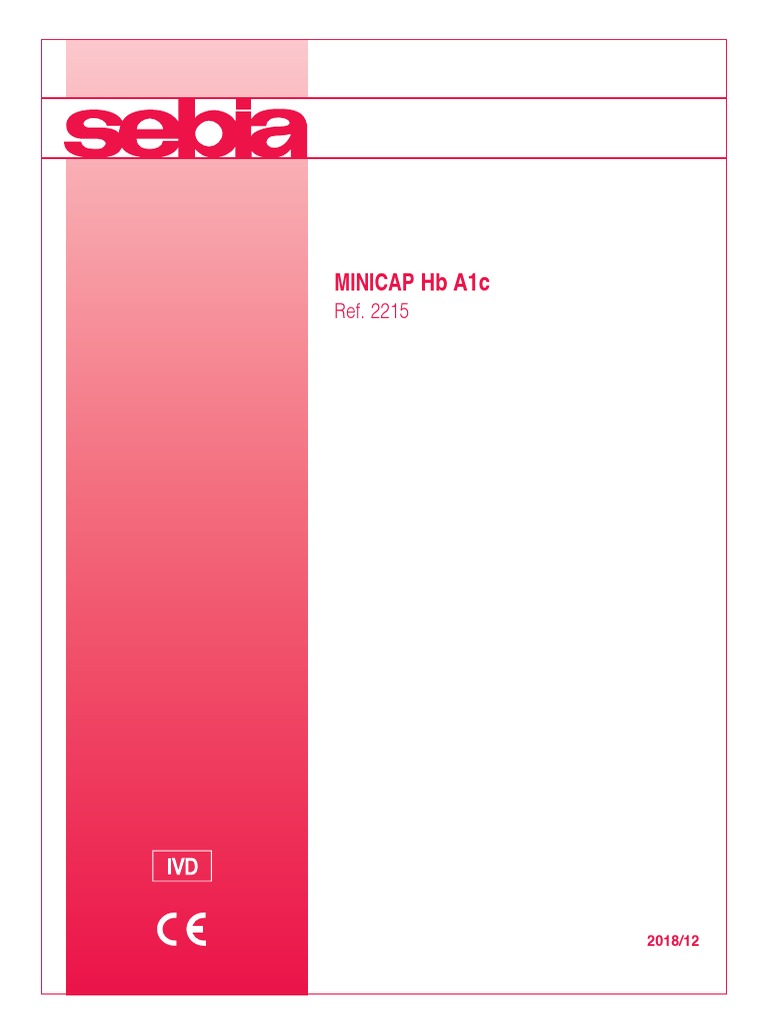 Minicap FP Hba1c 2215 Kit | PDF | Hemácia | Diabetes