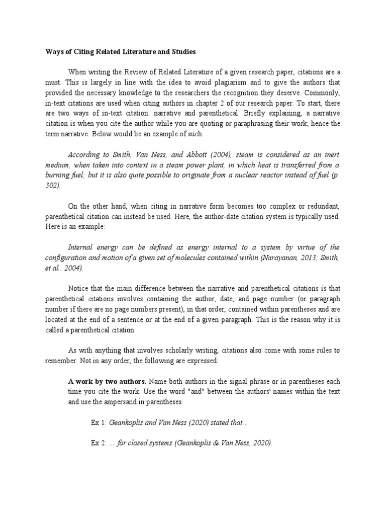 MoR - How To Write Chapter 2 - Portion | PDF | Citation | Bracket