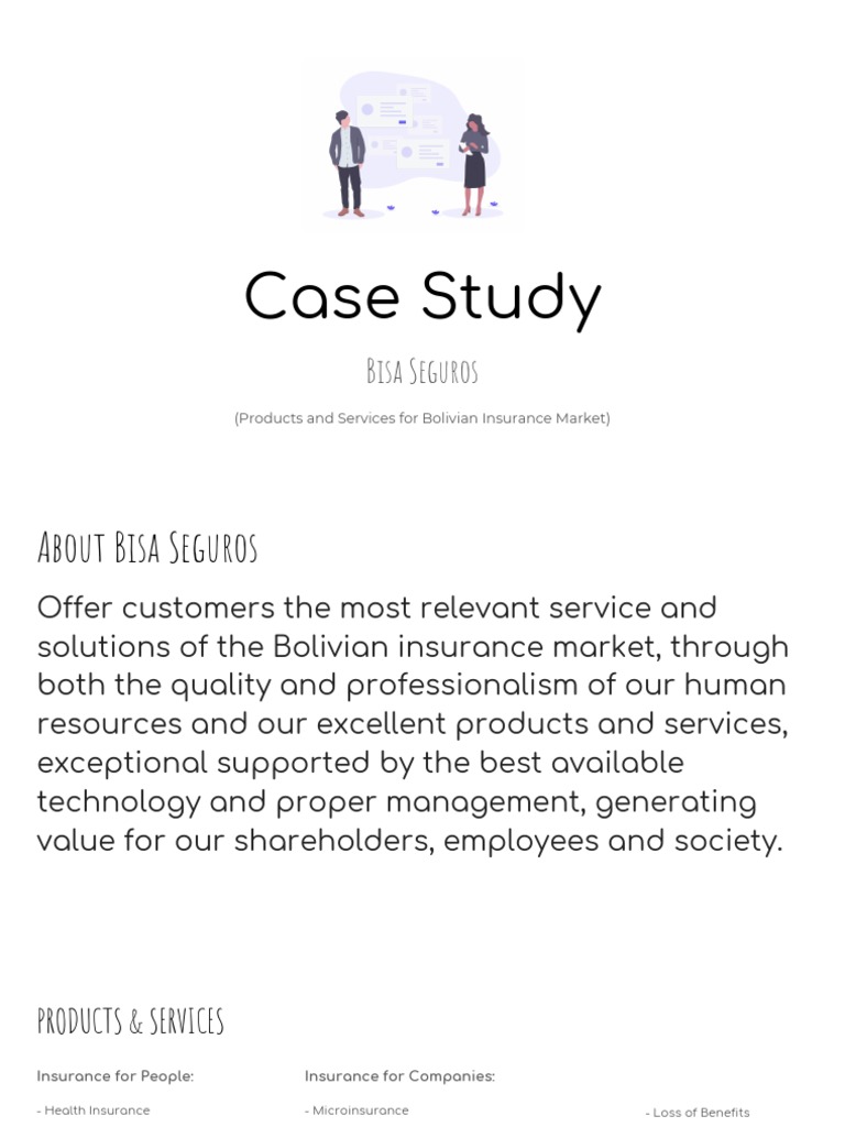 Bisa Seguros Case Study PDF | PDF | Insurance | Facebook