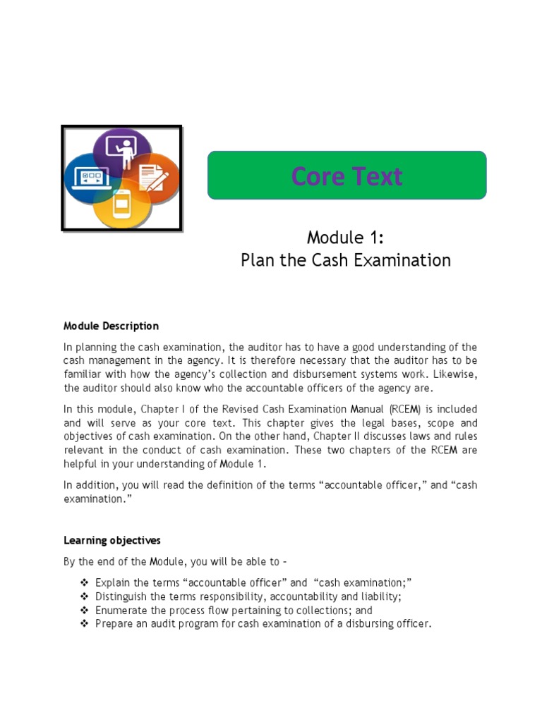 Core Text Module 1 Session 2 | PDF | Audit | Risk