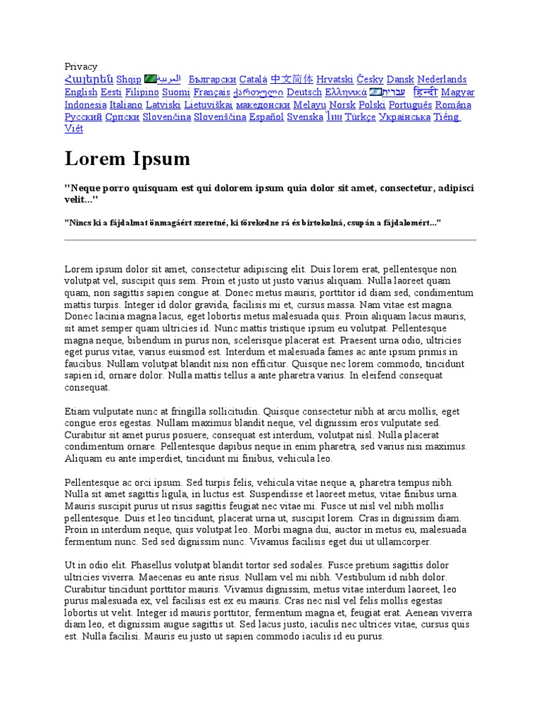 Lorem Ipsum: "Neque Porro Quisquam Est Qui Dolorem Ipsum Quia Dolor Sit Amet, Consectetur ...