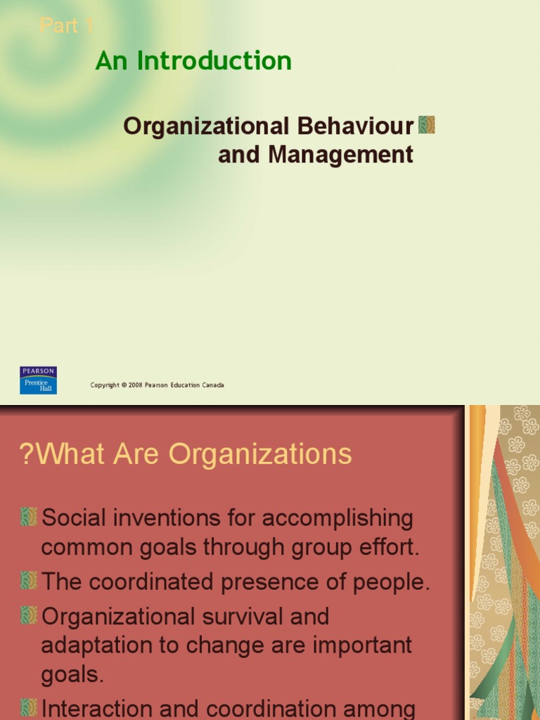 An Introduction Organizational Behaviour And Management Pdf